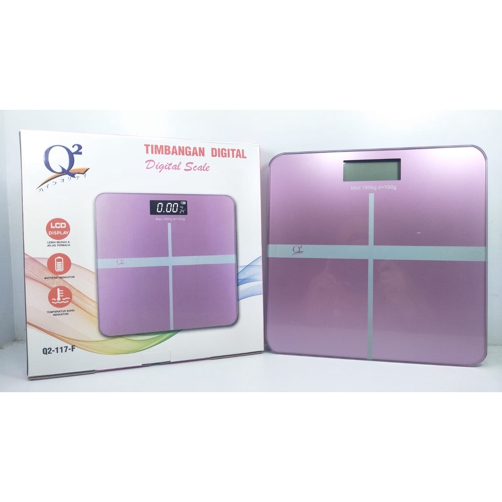 Jual [BIYOO MART] Q2 117F TIMBANGAN BADAN DIGITAL TIMBANGAN BADAN TERBARU Q2-117 Body Scales ...