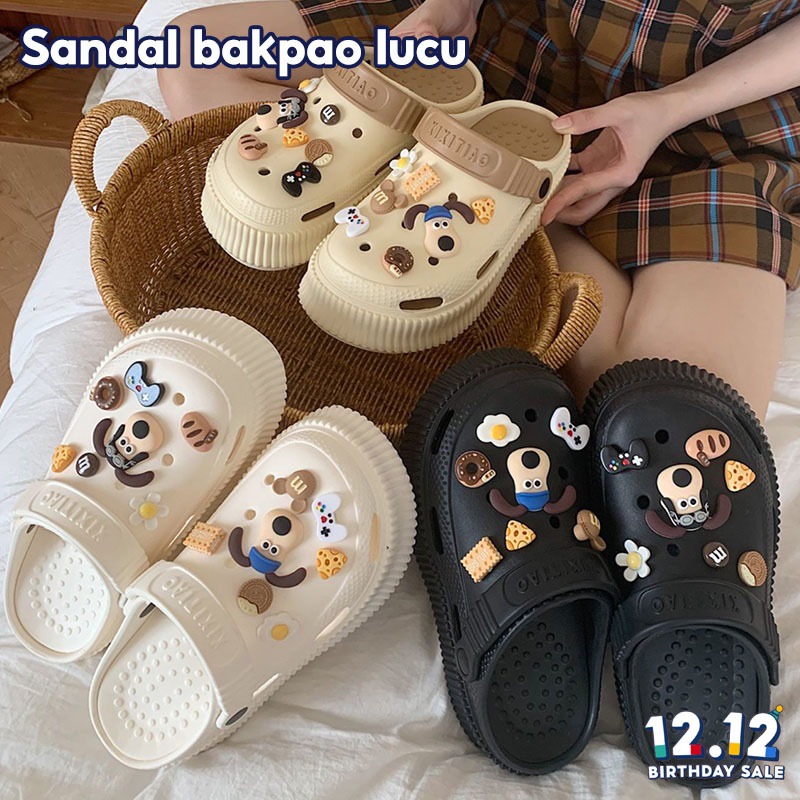 Jual Taylor Sandal bapao / sandal jibbitz / sandal slop / sandal baim ...