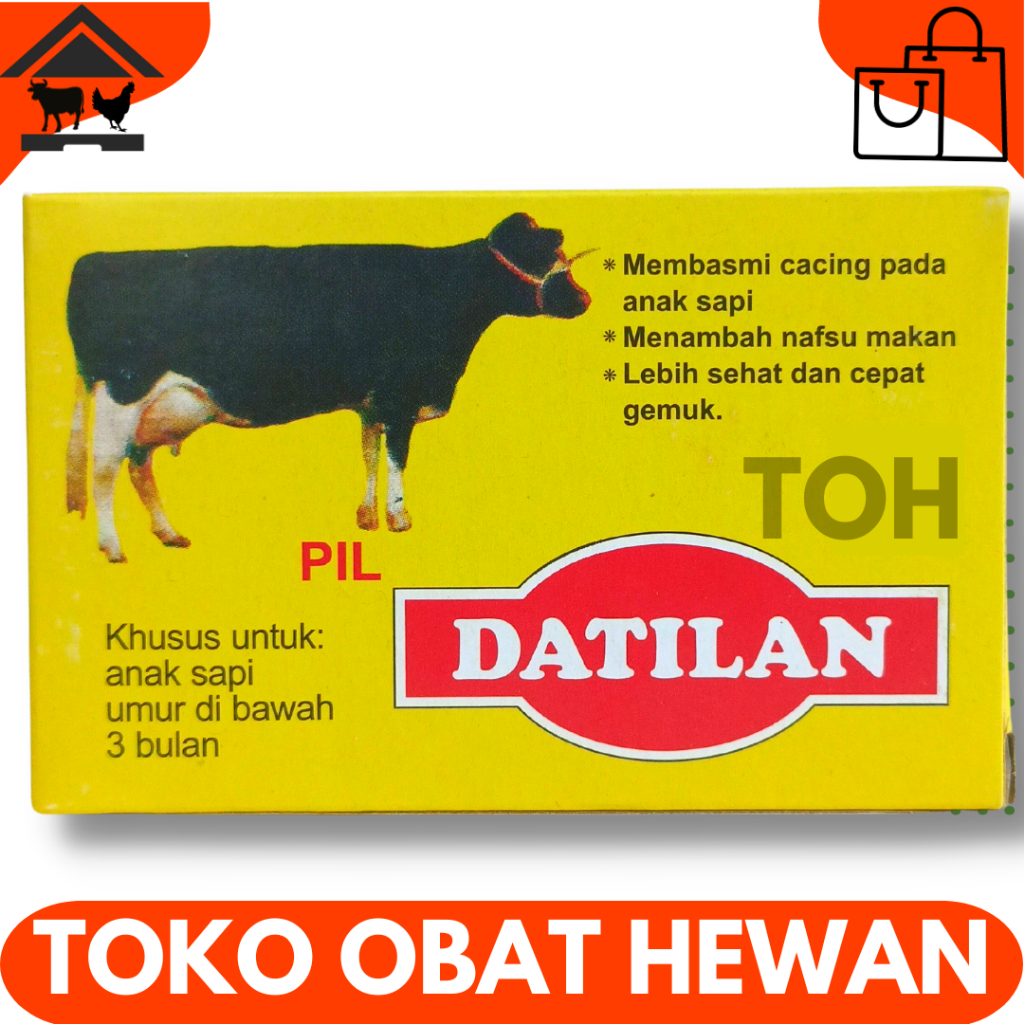 Jual PIL DATILAN ISI (4 BOLUS) EKA FARM - Obat Cacing Anak Sapi - Obat ...