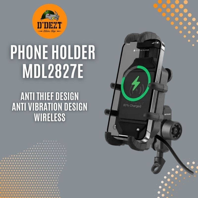 Jual MOTOWOLF MDL 2827 E PHONE HOLDER MDL 2827E WIRELESS CHARGING USB ...
