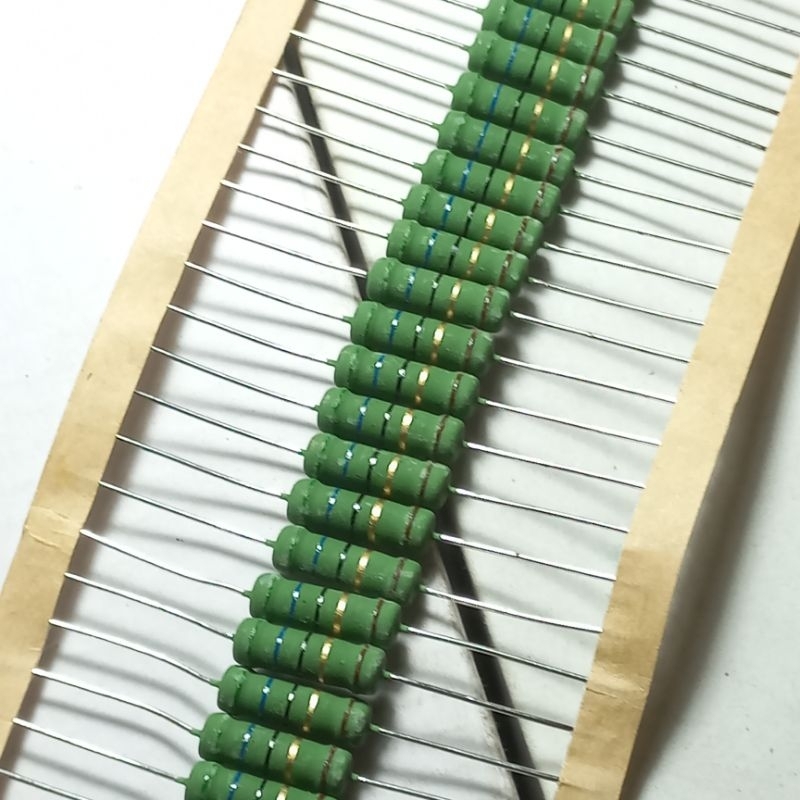 Jual resistor R carbon film 56OHM 2watt original japan taiwan hijau ...