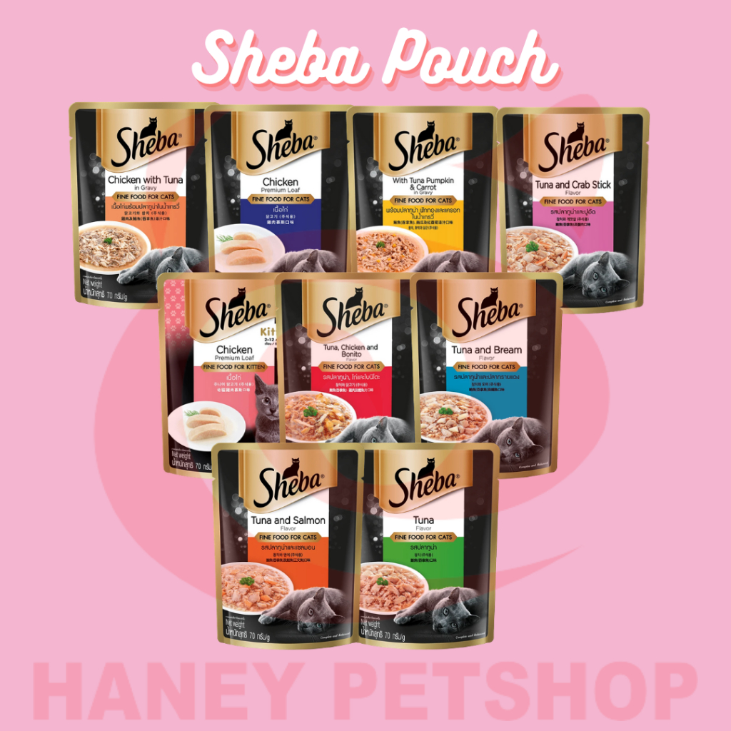 Jual Sheba Premium Wet Food Pouch | Sachet Saset | Makanan Basah Kucing ...