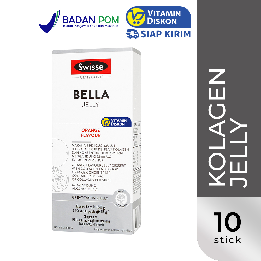 Jual SWISSE BELLA COLLAGEN JELLY - 10 SACHET | Shopee Indonesia
