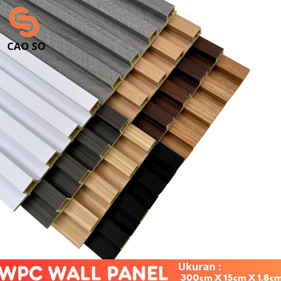Jual TERMURAH!! WPC wall Panel 3 Meter Dekorasi Dinding Kayu ...
