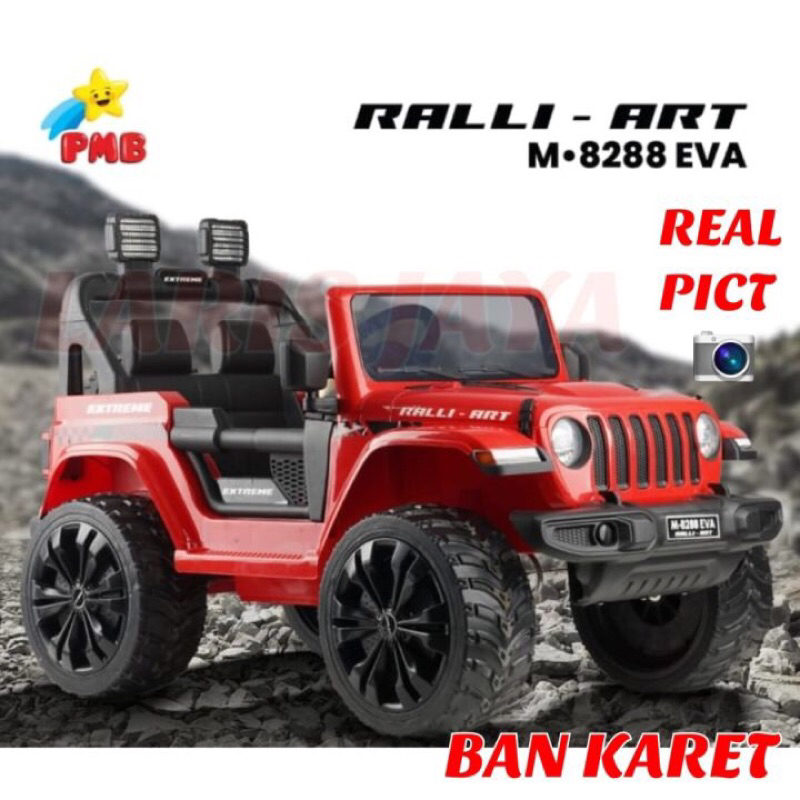 Jual MOBIL AKI PMB M 8288 BAN FULL KARET RUBICON ADA TOKO MAINAN ANAK ...
