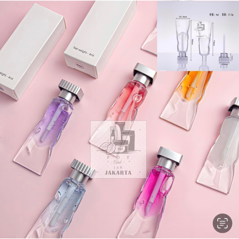Jual 4ml Botol Lip Cream/Lip gloss/Lipstick Kosong bentuk TUBE (bhn ...