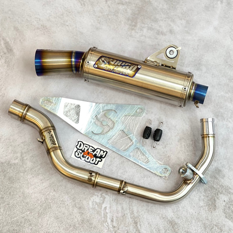 Jual Knalpot Shijiro RC Power CT Titanium Inlet 38 Vespa sprint Vespa ...