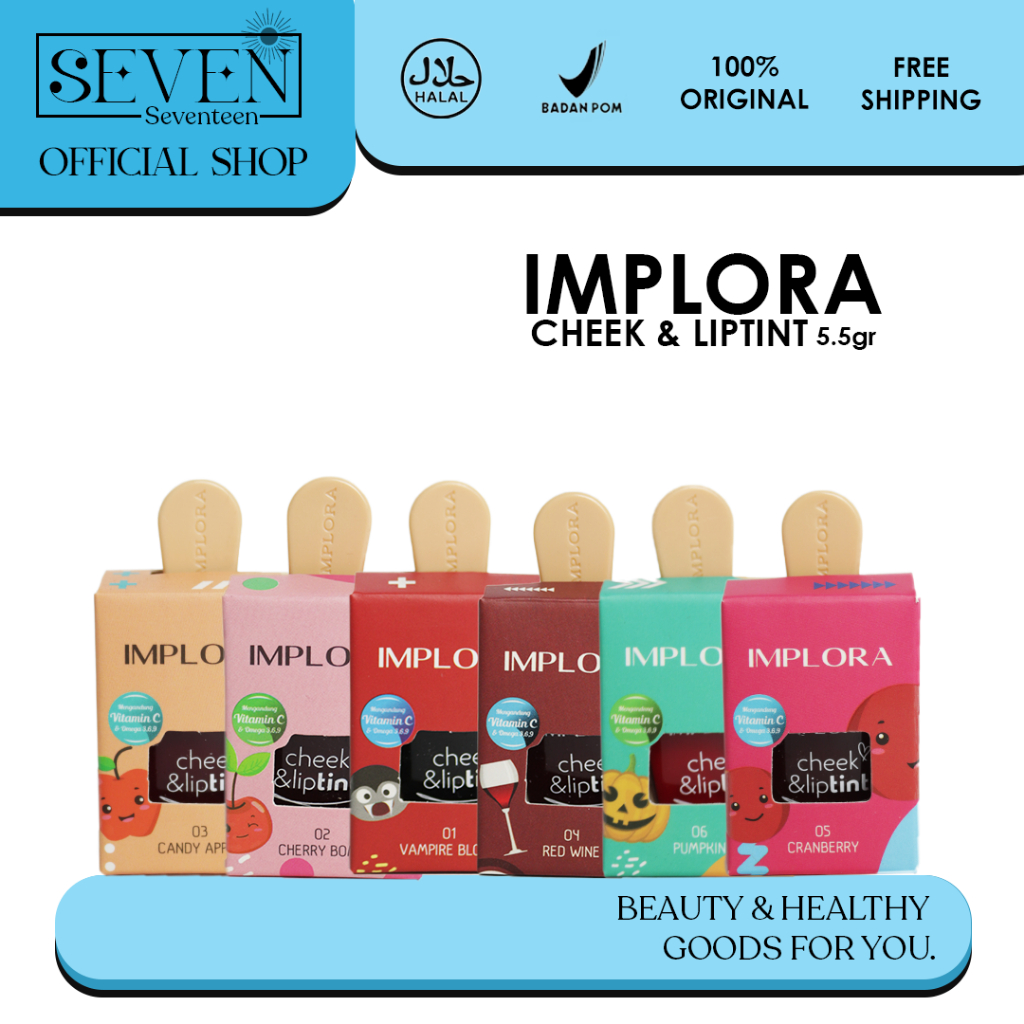 Jual Implora Cheek & Lip Tint | Liptin Original BPOM | Shopee Indonesia