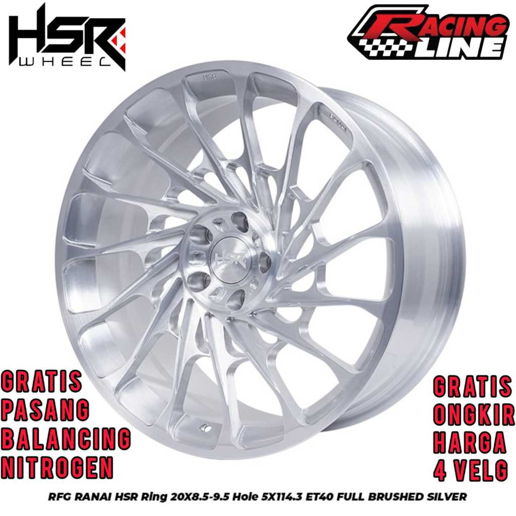 Jual VELG MOBIL RACING HSR FORGED RFG RANAI RING 20 COCOK UNTUK ...