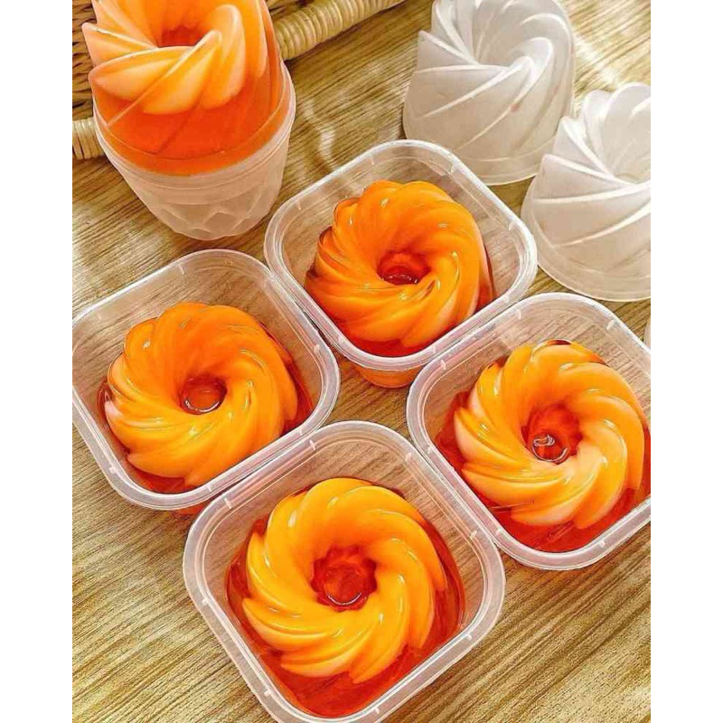 Jual Cetakan Pudding Mini Viral Motif Spin Isi 12pcs Cetakan Bolu Kukus ...