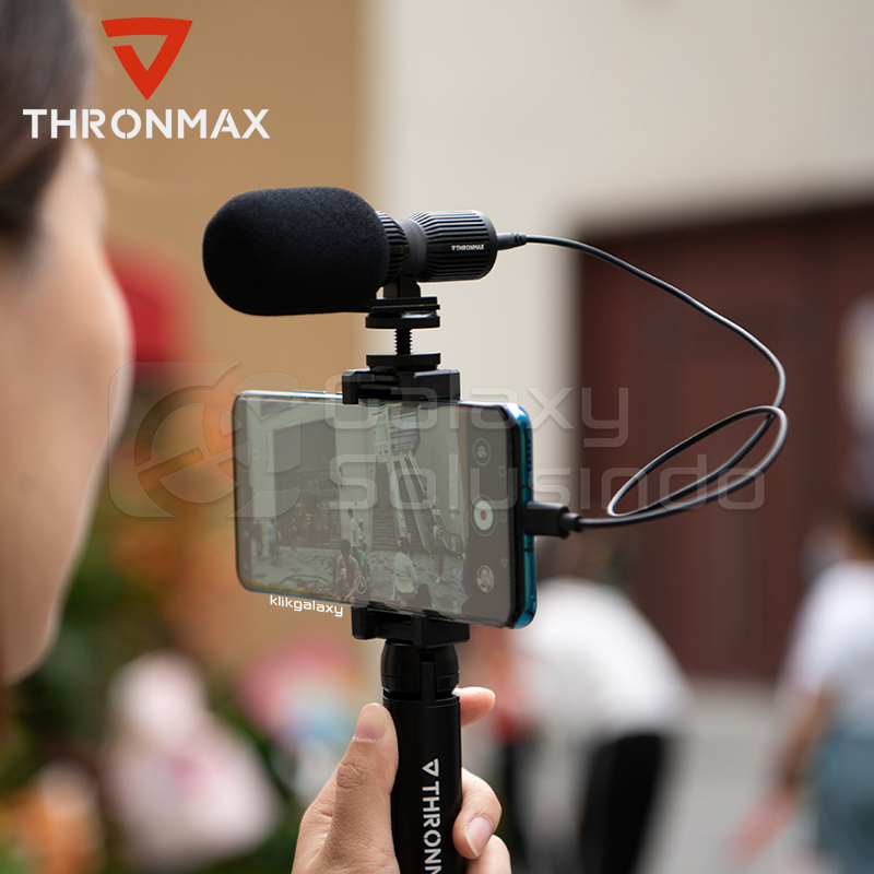 Jual Thronmax C1 StreamMic Vlogging Kit Microphone with Tripod | Shopee Indonesia