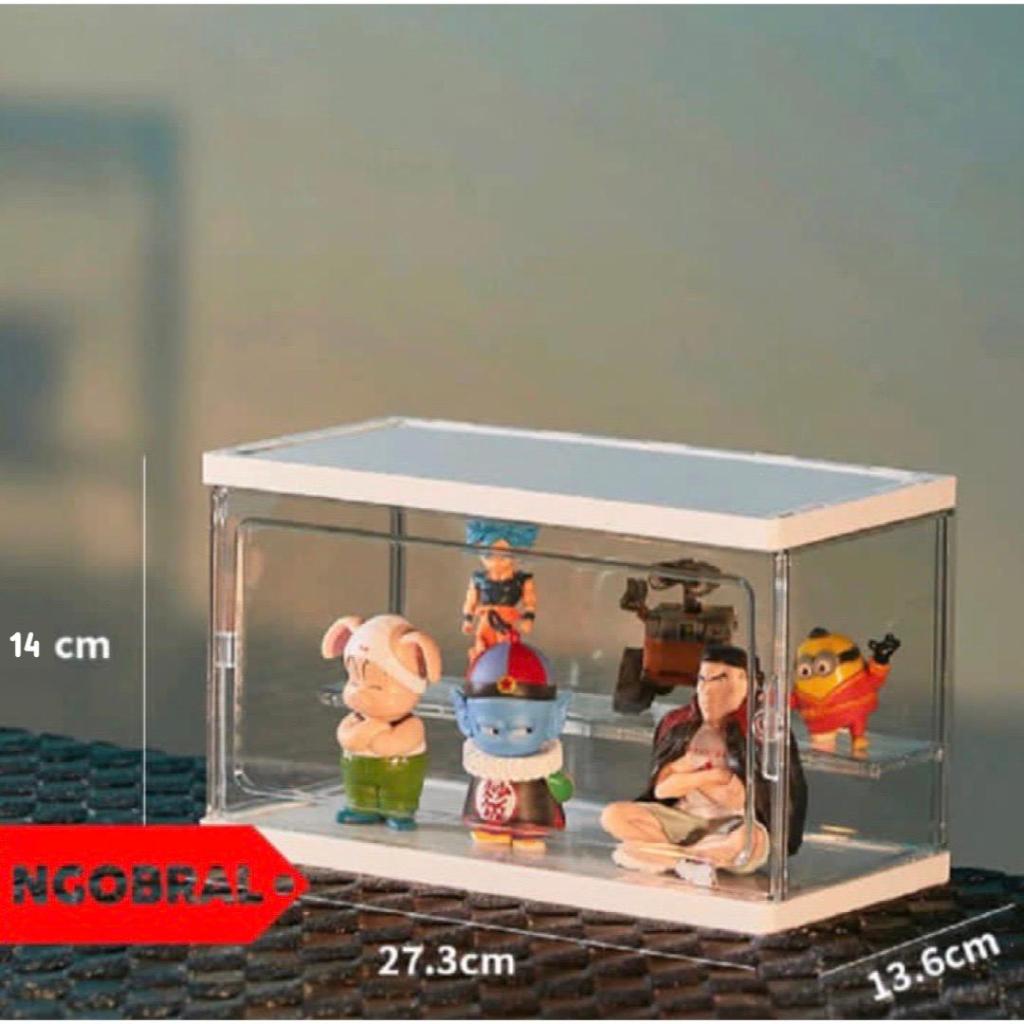 Jual Box Mika Akrilik/ Kotak Display Pajangan Mini Figure Acrylic Bag ...