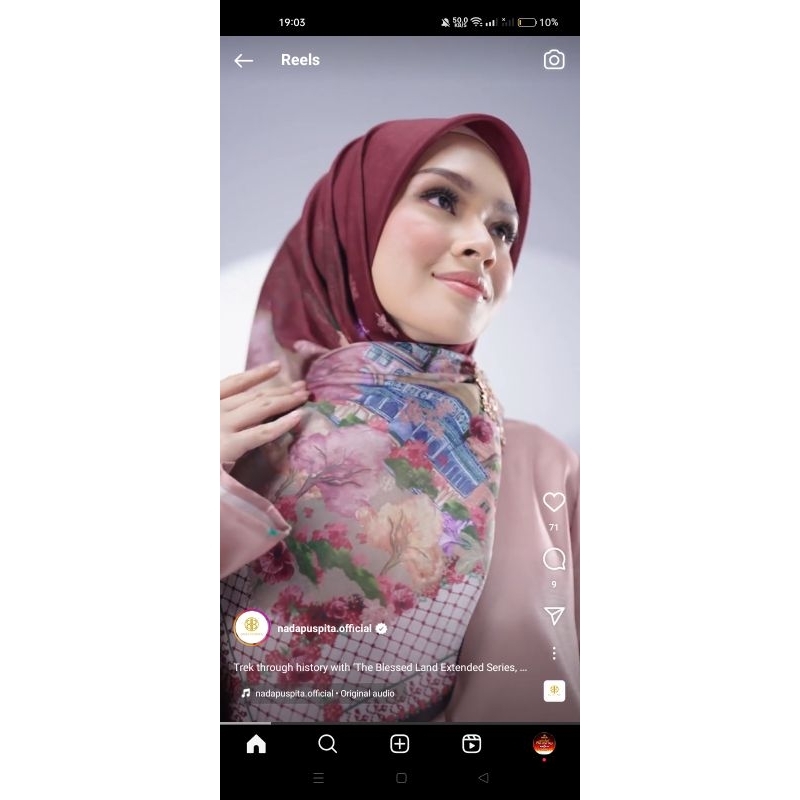 Jual The Blessed Land Extended Series Nada Puspita - Maroon | Shopee Indonesia