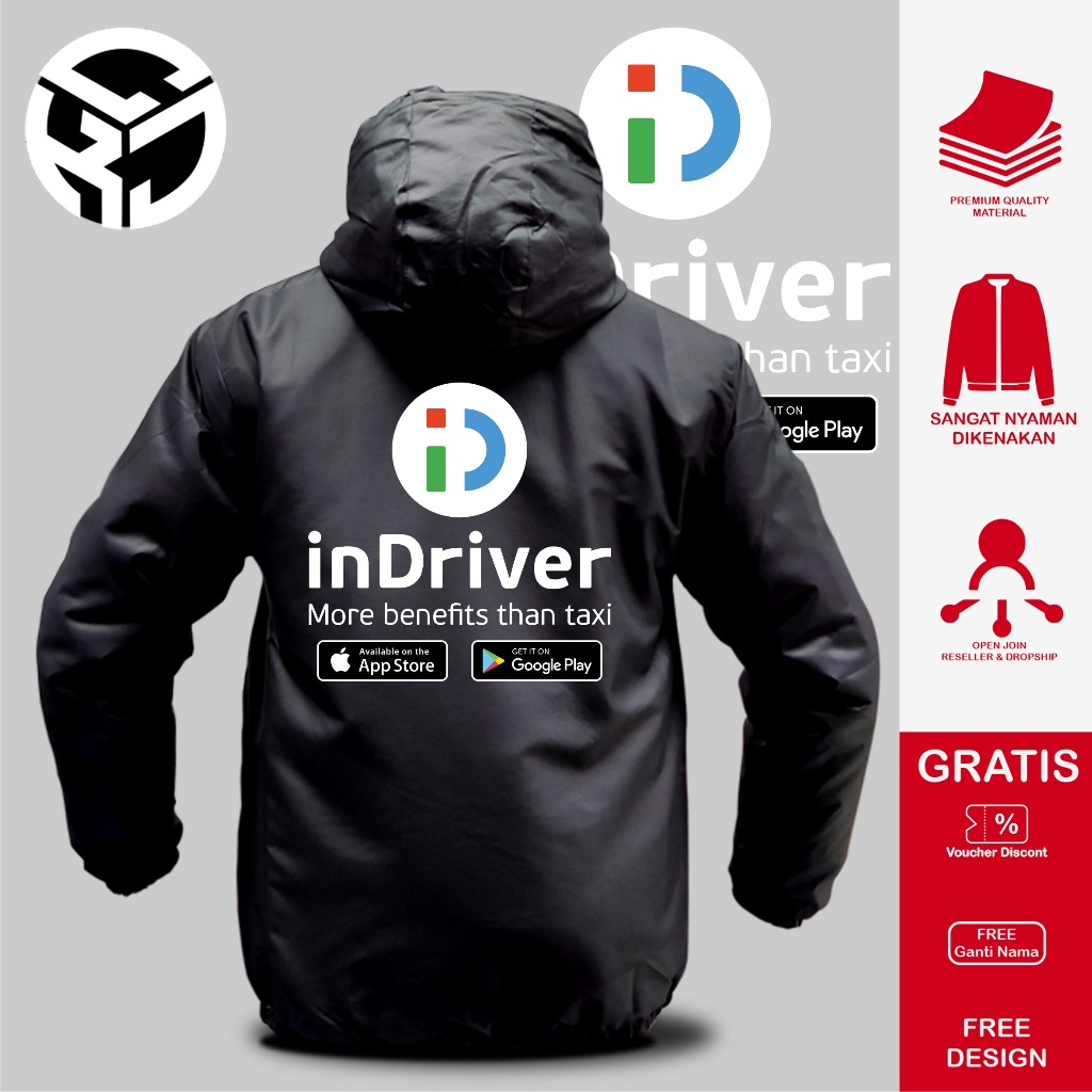 Jual JAKET INDRIVER JAKET CLIMMONS IN DRIVER TEBAL BISA COSTUM GAMBAR ...