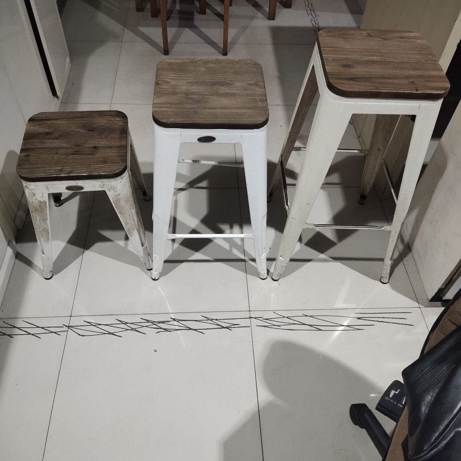 Jual BANGKU INFORMA KURSI BAR KAFE CAFE BESI TINGGI MODERN MINIMALIS ...