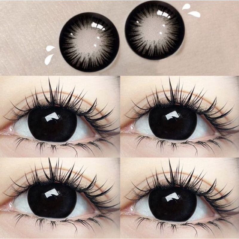 Jual J1 Softlens Premium Hitam Pekat 16 MM Mata Barbie Big Eyes Normal ...