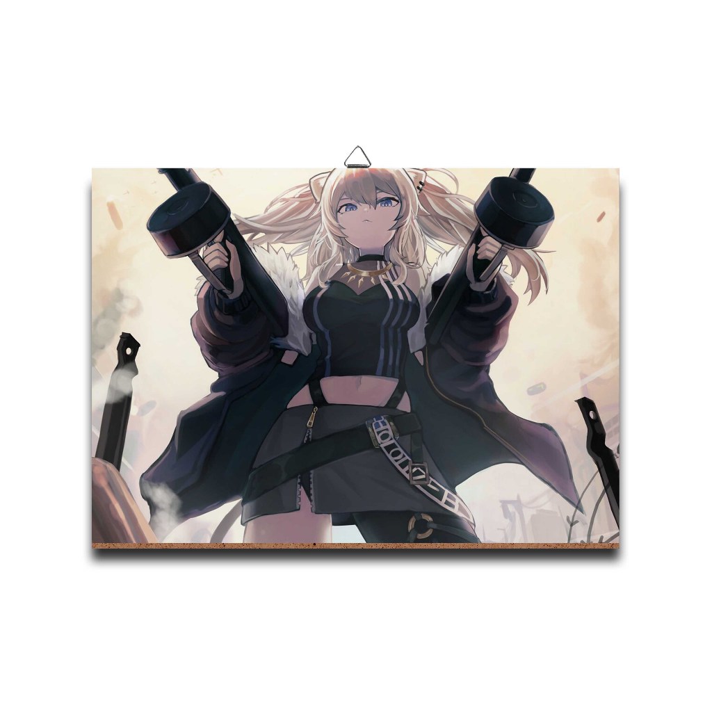 Jual Poster dinding kayu anime vtuber SHISHIRO BOTAN GUN - HOLO JP ...