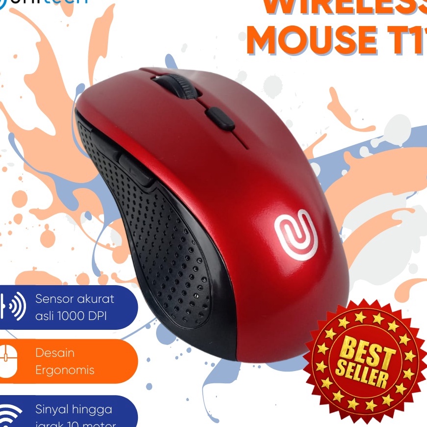 Jual Grosir,, Unitech Wireless Mouse T11 Series 2.4GHz For Laptop PC ...