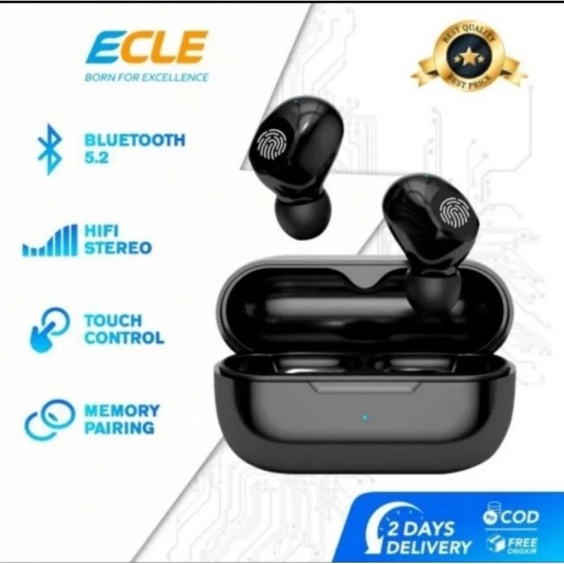 Jual ecle m12 tws headset bluetooth | Shopee Indonesia