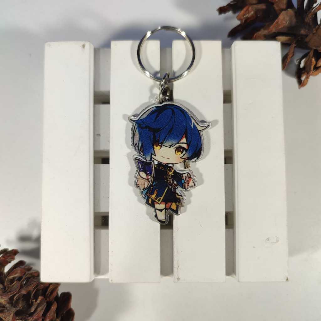 Jual Keychain Genshin Impact Baru - Akrilik Pinggiran Bening - Souvenir ...
