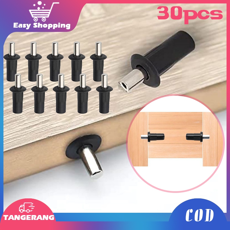 Jual 30pcs Door Pin Engsel Spring push pintu lemari 7.5mm Engsel Pintu ...