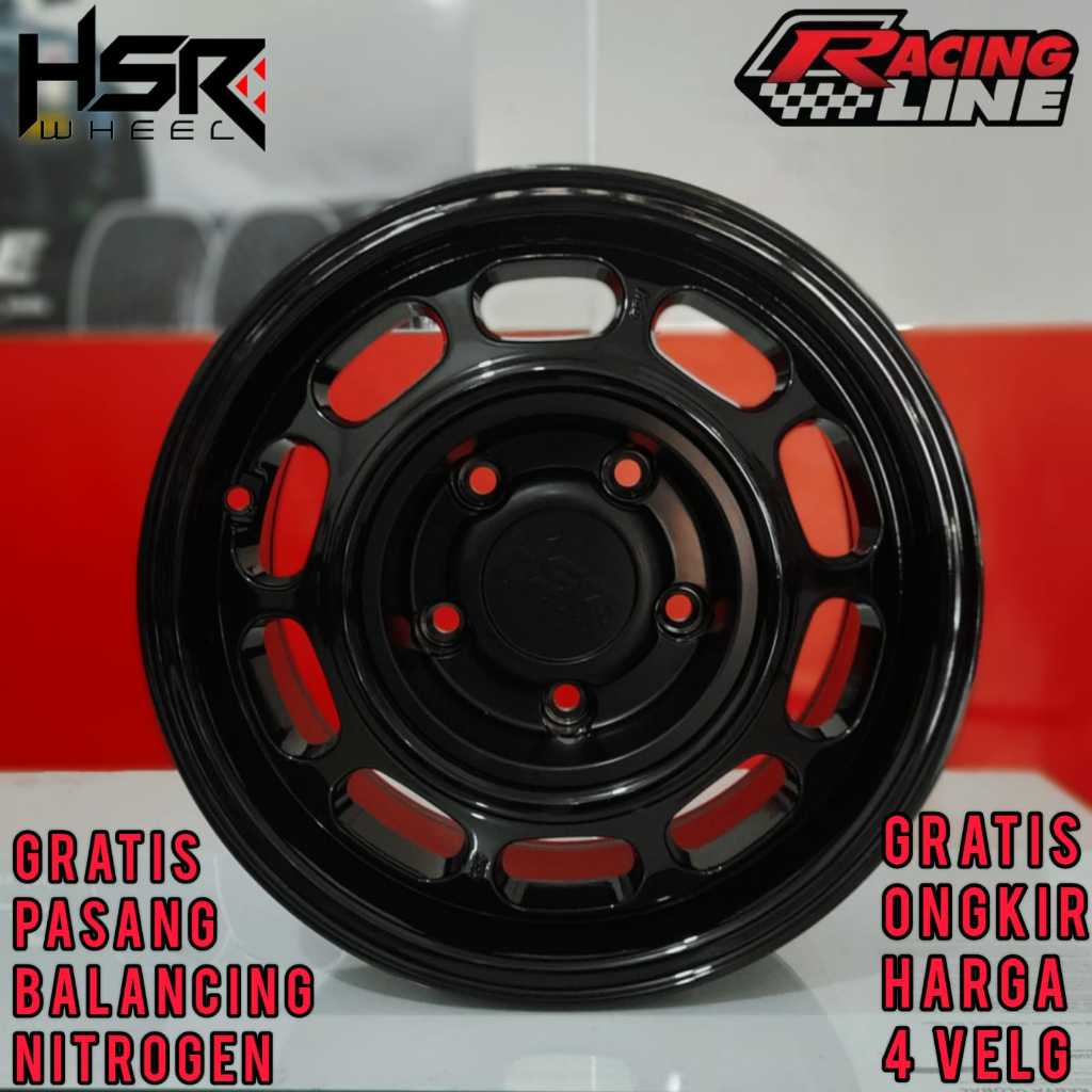 Jual VELG MOBIL RACING HSR KLG RING 15 UNTUK FEROZA TAFT ESCUDO JIMNY KATANA SIDEKICK VITARA XL7 ...