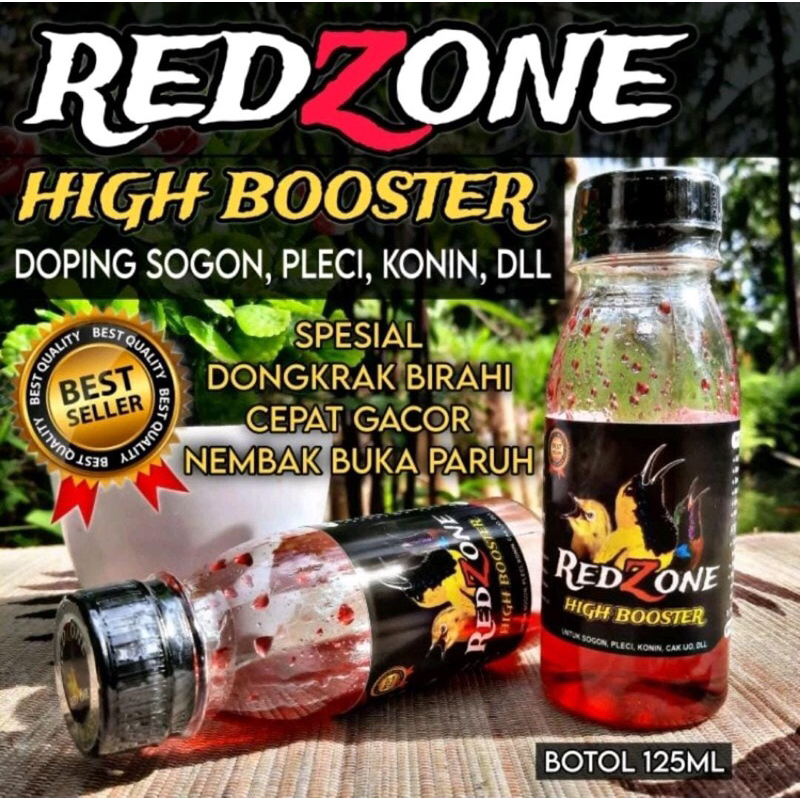 Jual NEKTAR REDZONE HIGH BOOSTER (BOTOL 125ML) DOPING SOGON, PLECI ...