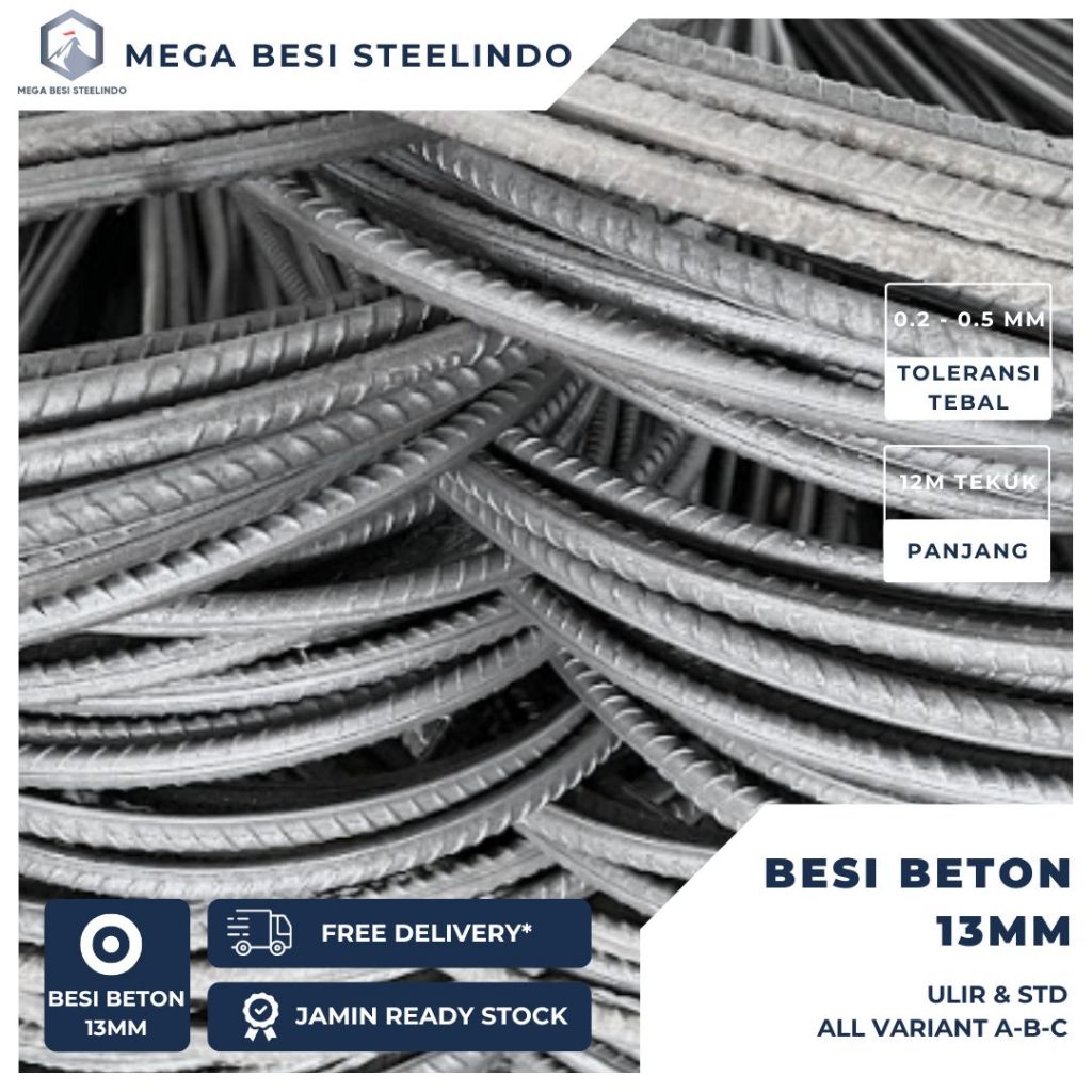 Jual Besi Beton 13mm | Shopee Indonesia