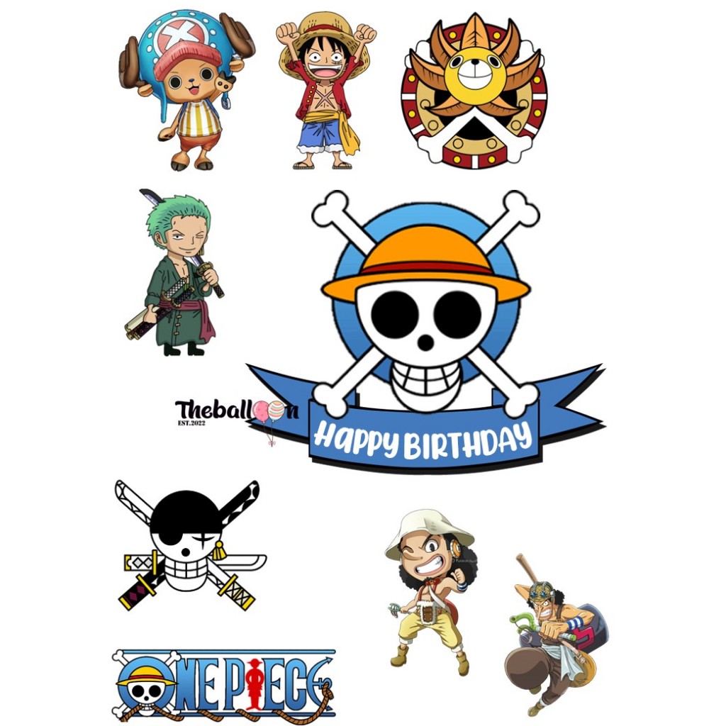 Jual Topper Cake One Piece | Shopee Indonesia