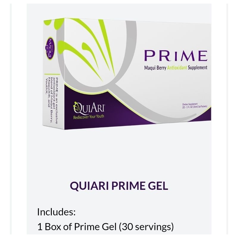 Jual QuiAri Prime Gel Original 1 kotak isi 30 Sachet | Shopee Indonesia
