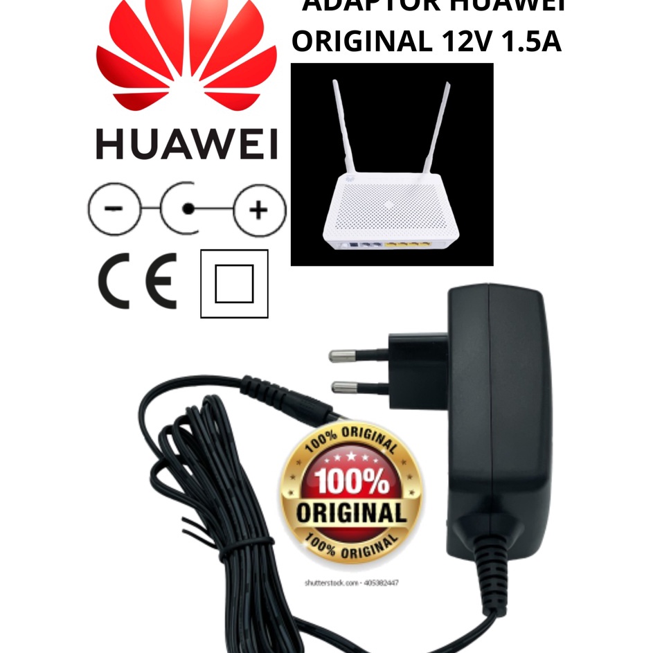 Jual Best Seller HUAWEI Switching Adaptor 12V 1.5A ORIGINAL ROUTER ...