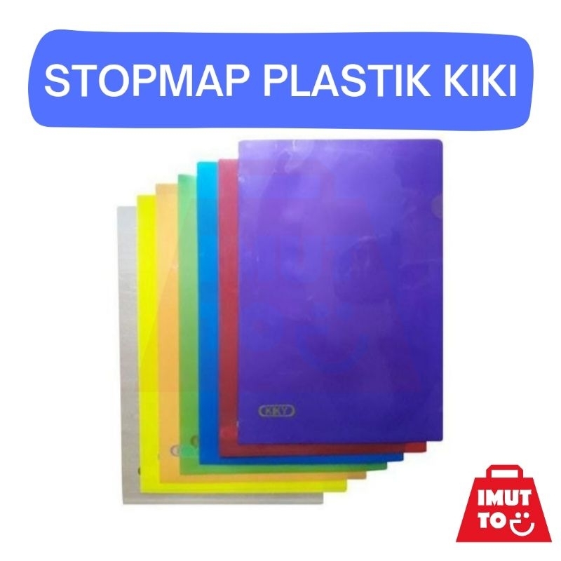 Jual IMUTTO - KIKI MAP STOPMAP L PLASTIK TRANSPARAN BENING UKURAN FOLIO ...