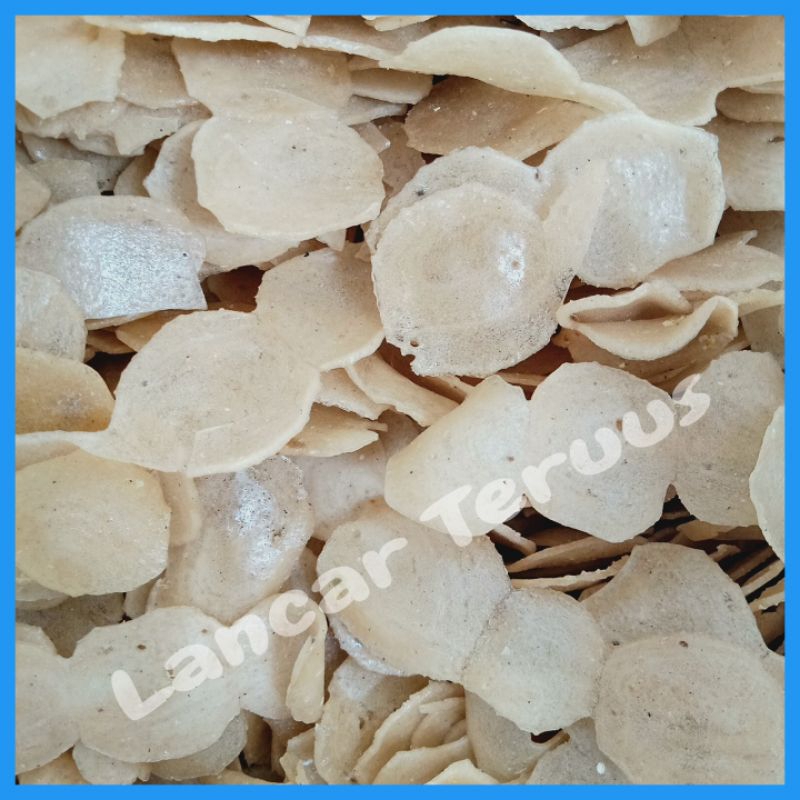 Jual Krupuk upil mentah Kerupuk melarat mentah 1kilo | Shopee Indonesia