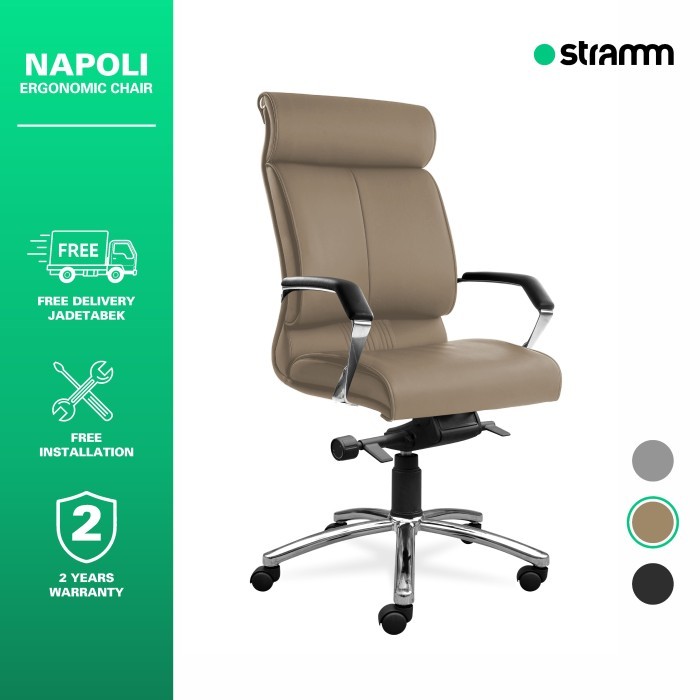 Jual Kursi Kantor Ergonomis Stramm Napoli I | Shopee Indonesia
