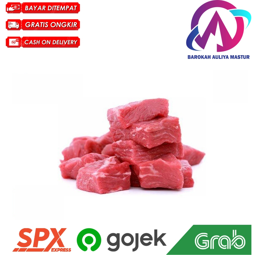 Jual Daging Sapi Jawi Potong Rendang Dendeng 250 Gram Kirim Instan Daging Segar *order sebelum ...