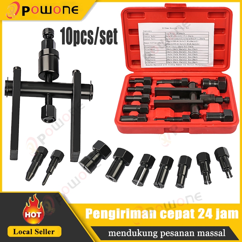 Jual 10pcs Bearing Puller Set Treker Pencabut Bearing Set Treker Cabut ...