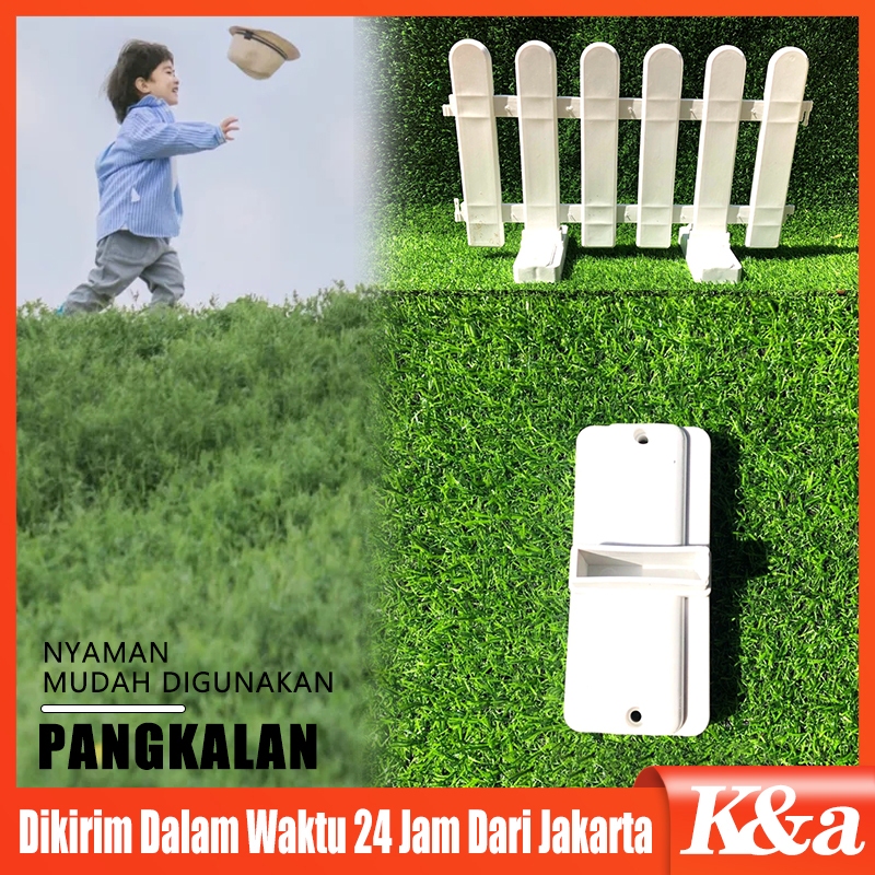 Jual Pagar kebun Dudukan Bulat/DIY Pagar Taman Dudukan Runcing | Shopee ...