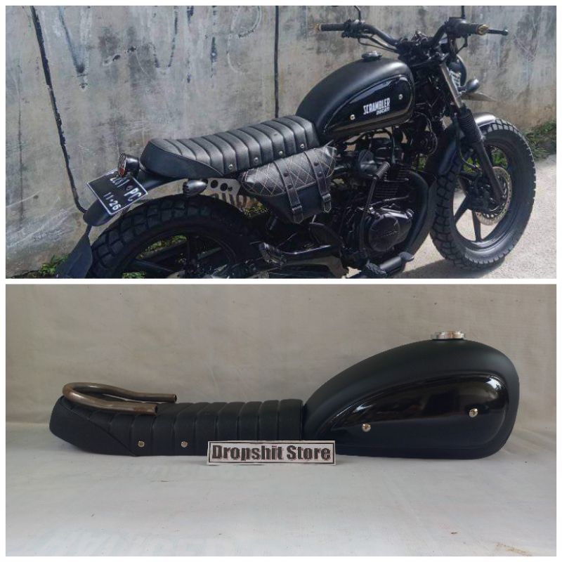 Jual Jok Custom Jok Japstyle dan Tangki Japstyle Bratcafe scrambler ...