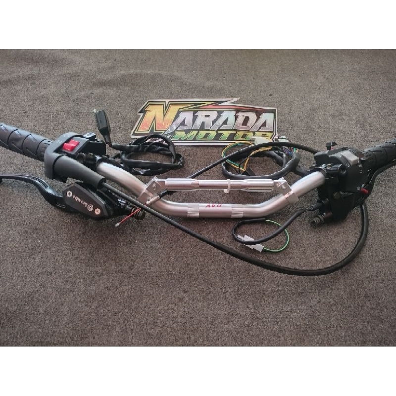 Jual stang stir DAY full set master rem Brembo holder kanan KSR holder ...