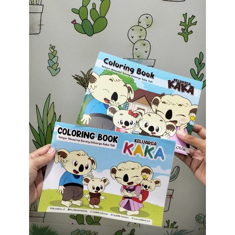 Jual Kaka Coloring Book Buku Mewarnai Gambar Keluarga Koala Lucu ...