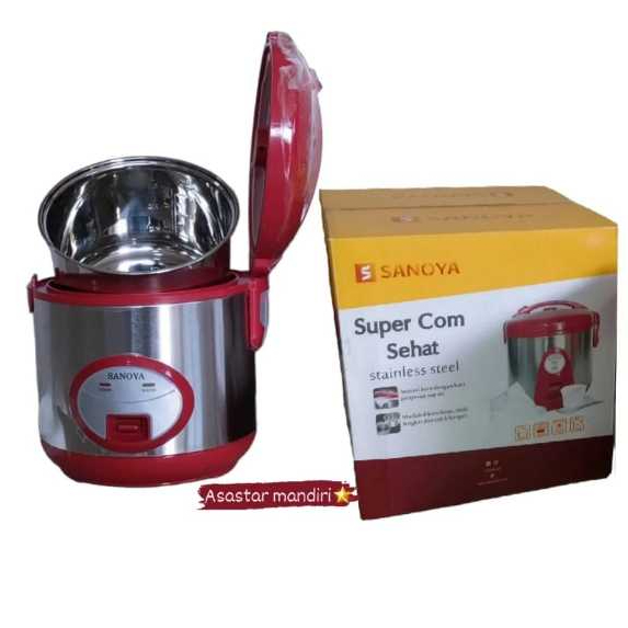 Jual Super Com Sanoya Stainless Pot/Magic com Sanoya/Rice Cooker ...