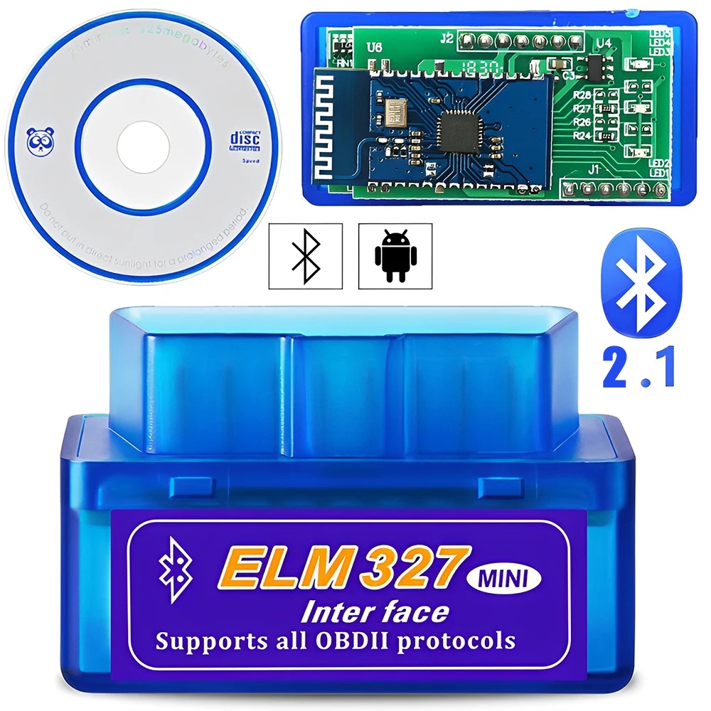 Jual Alat Diagnostik Mobil Bluetooth MINI ELM327 V2.1 OBD 2 untuk Kode ...
