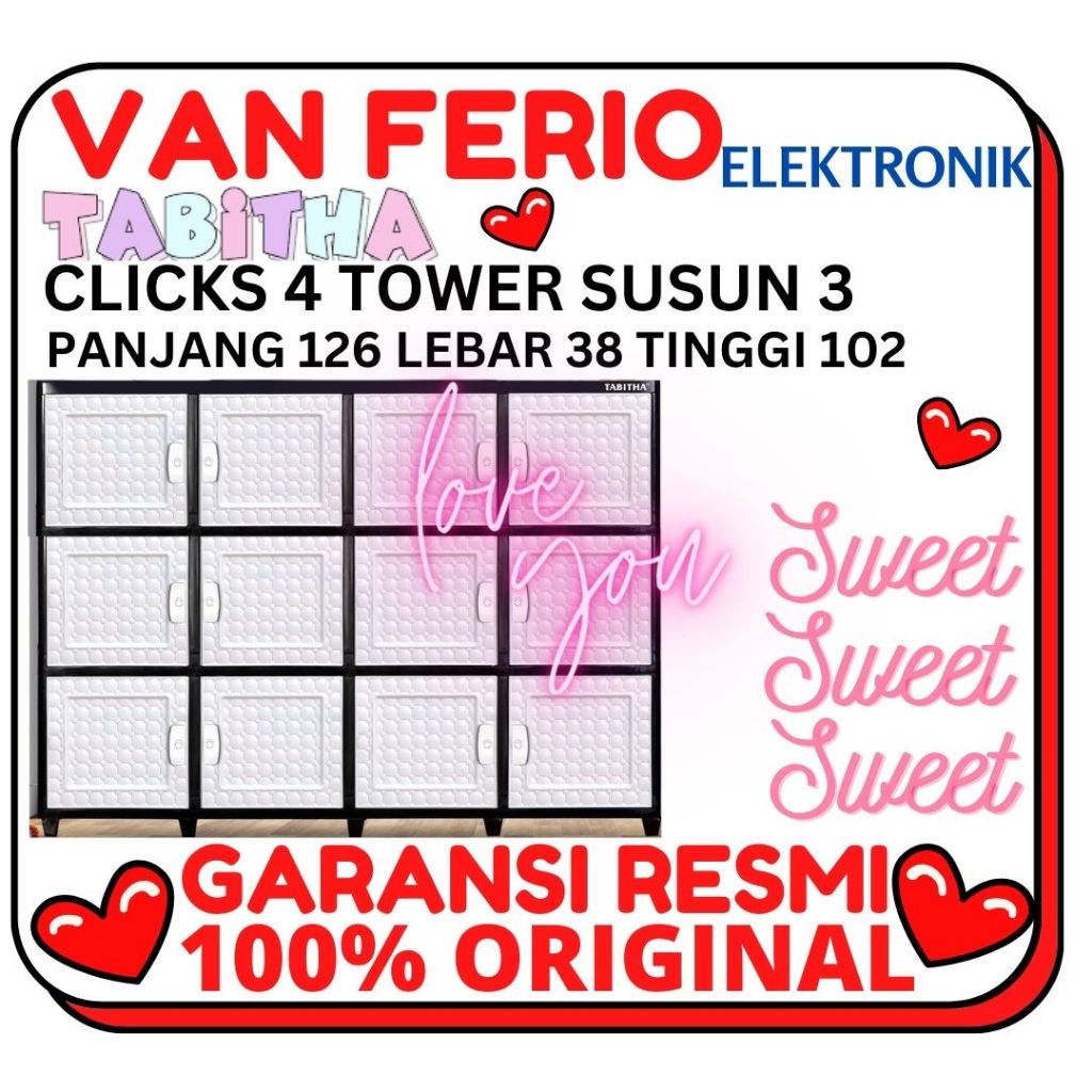 Jual Tabitha Lemari Plastik Mini Loker Serbaguna Minimalis Tabitha Clicks | Shopee Indonesia