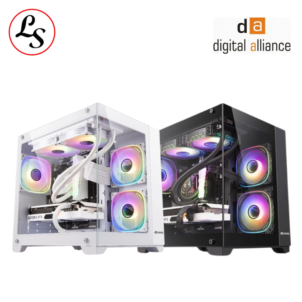 Jual DIGITAL ALLIANCE GAMING CHASSIS N30S V2 Micro ATX Tempered Glass ...