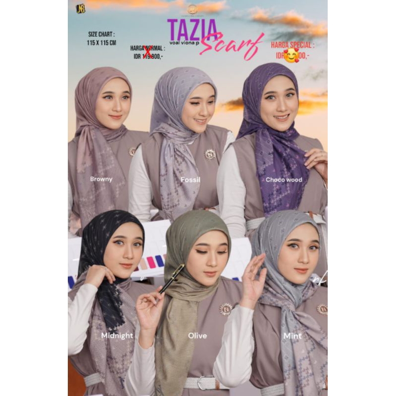 Jual TAZIA SCARF NADHEERA | Shopee Indonesia