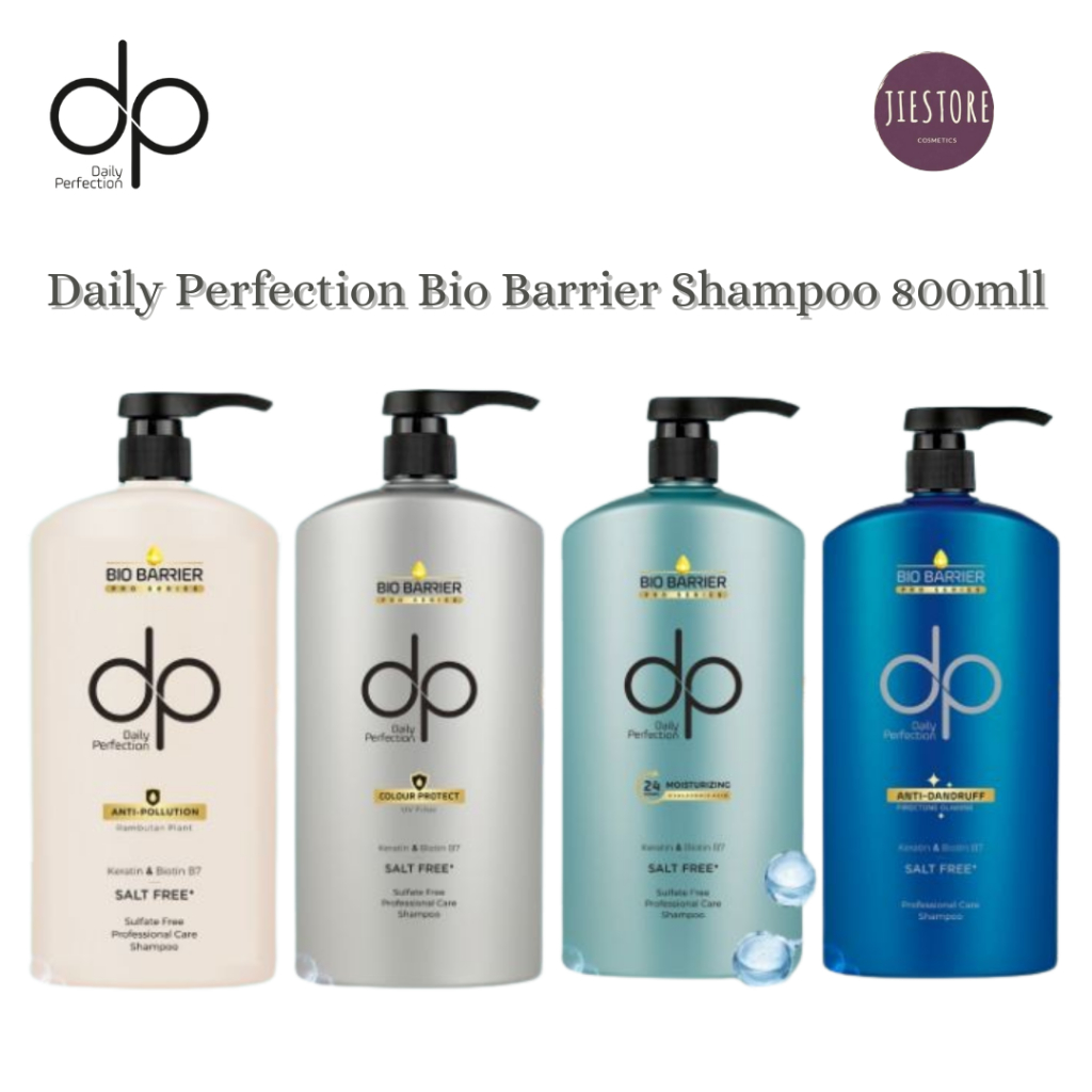 Jual DP Daily Perfection Bio Barrier Shampoo 800ml/Salt Free Shampo SLS ...
