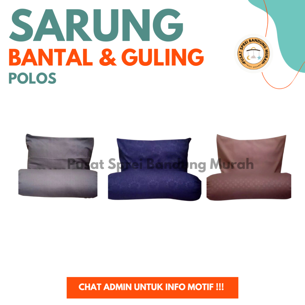 Jual Sarung Bantal Guling Set Polos Pink Hitam Putih Abu Ungu Aesthetic ...