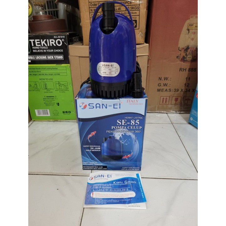 Jual Pompa Celup Kolam Ikan 100 Watt SANEI SE85 | Shopee Indonesia