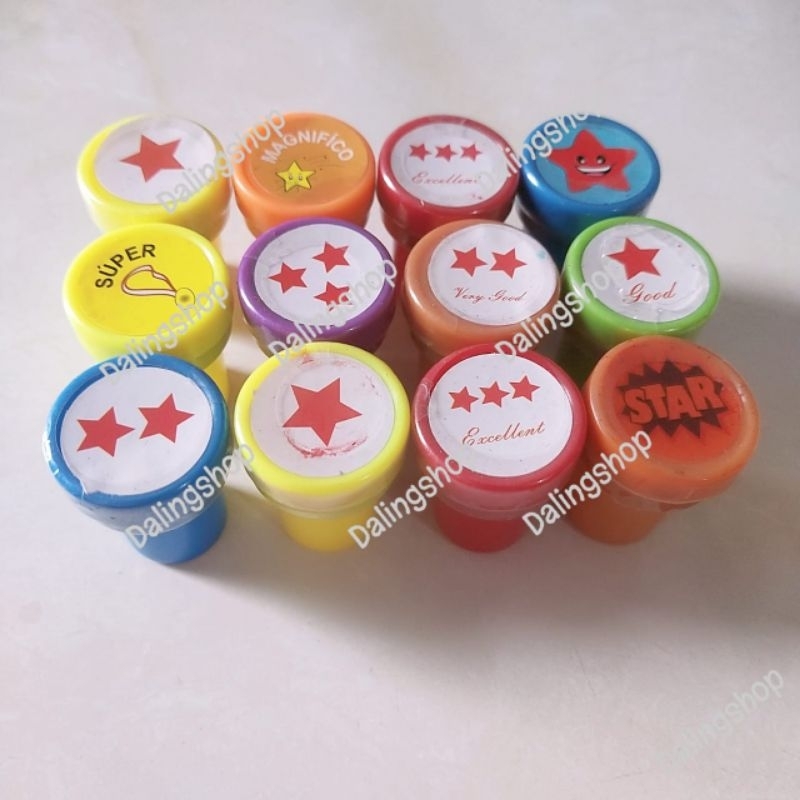 Jual Dalingshop / Stempel 1 Set [1 Bh] Lucu / Stempel Nilai Karakter ...