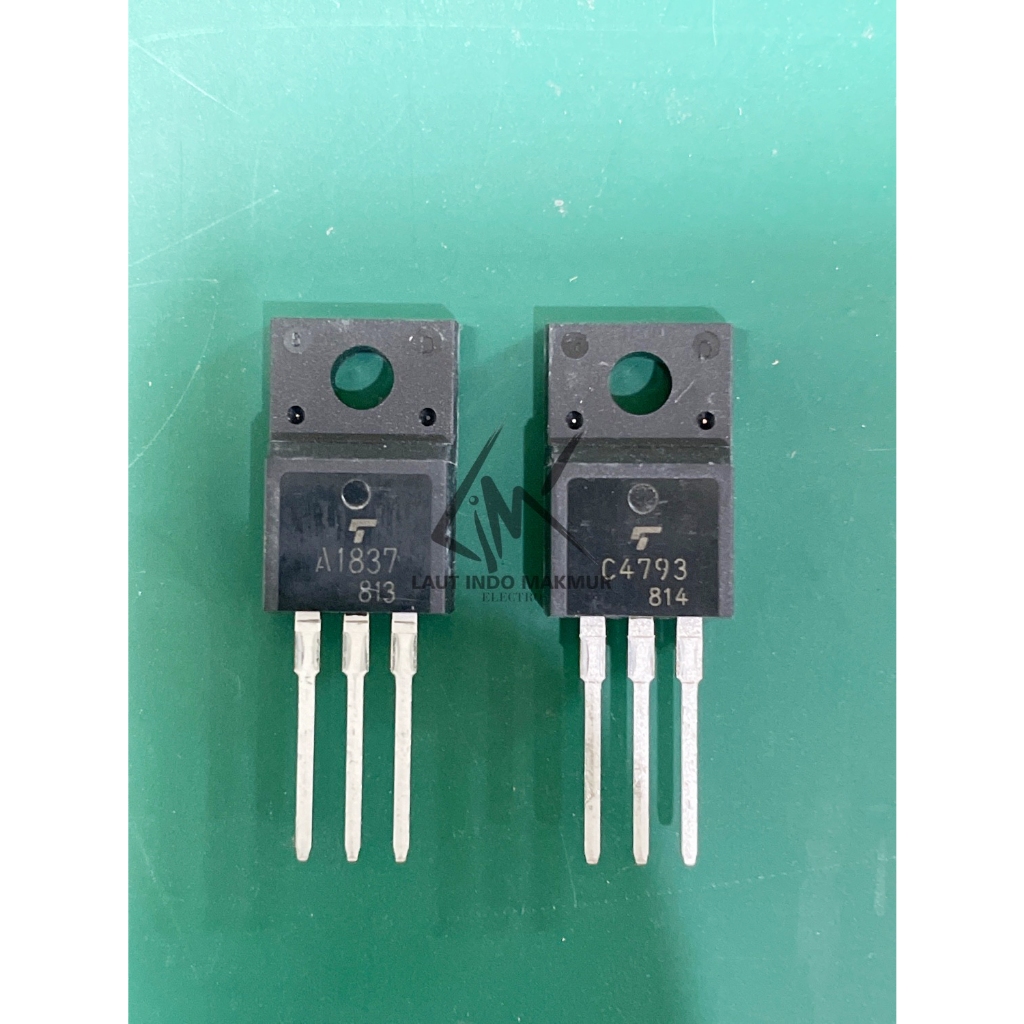 Jual A1837 C4793 TOSHIBA ( 1 SET) ORIGINAL TRANSISTOR 2SA1837 2SC4793 ...